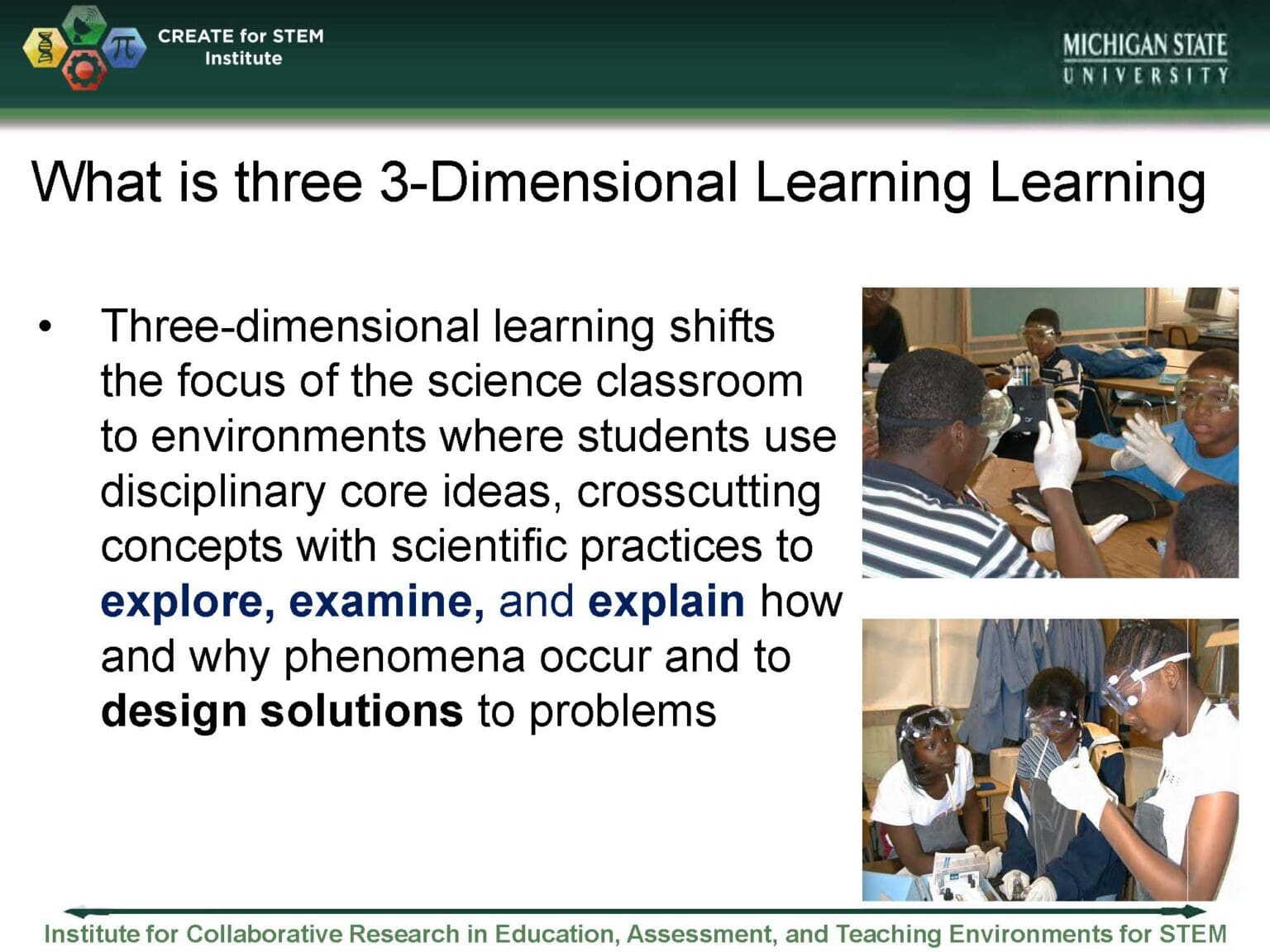 What is Three-Dimensional Learning? - Activate Learning